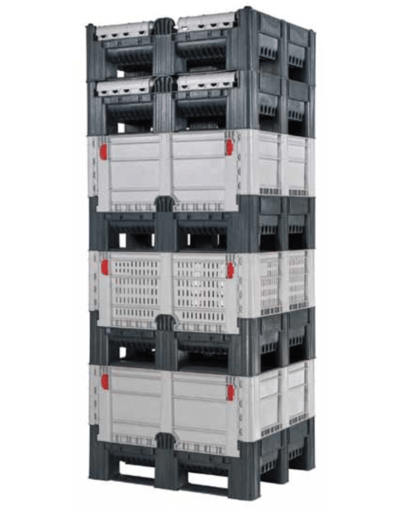 Folding Harvest Bins - 48 x 40 x 29 - Summa Plastics